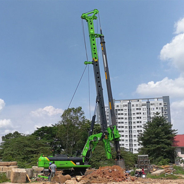 Sewa Peralatan Piling Warna Hijau Compact Pile Driver Machine, Diameter ...