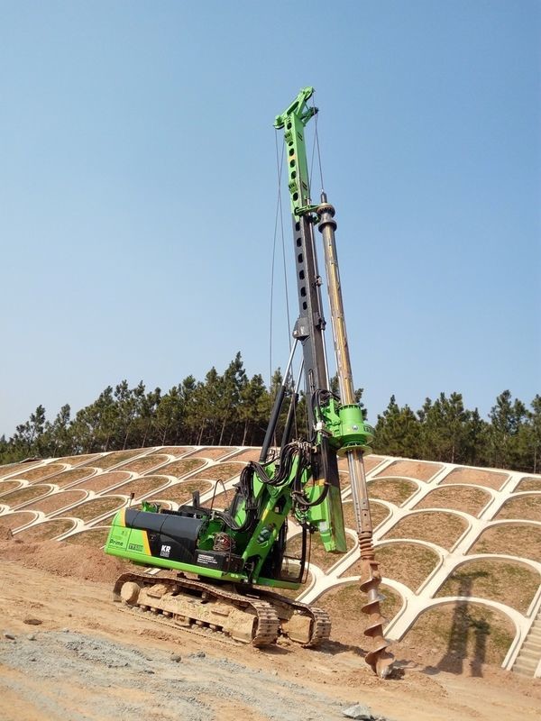 Rig Pengeboran Bore Pile Kr90c Piling Rotary Rig Mesin Bor Bekas TYSIM Max.